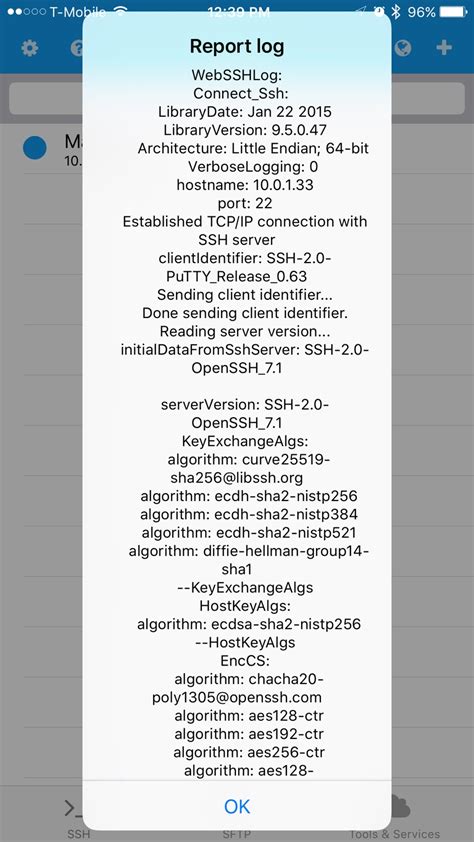 can connect via ssh from ios devices general support unraid