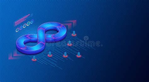 Data As Code And Infrastructure As Code Concept 3d Illustration Stock