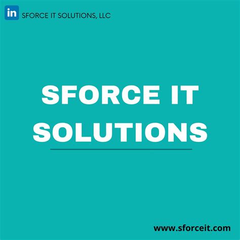 Sforce It Solutions Llc On Linkedin Sforceitsolutions