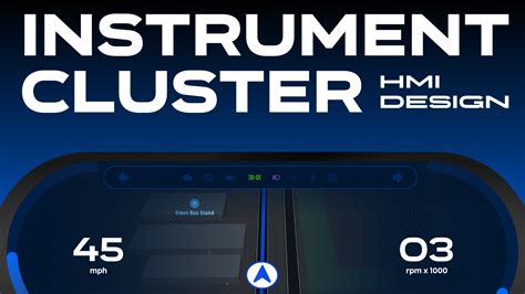 Instrument Cluster HMI Design Figma