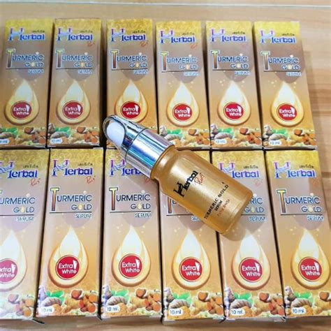 Tumeric Gold Serum Herbal Yellow Turmeric Extract Serum Shopee Malaysia