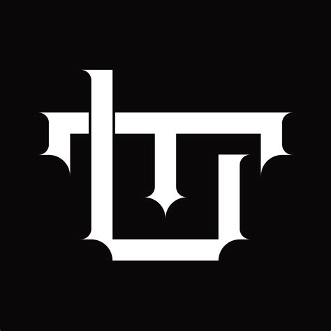 Tl Logo Monogram With Vintage Overlapping Linked Style Design Template 16571681 Vector Art At