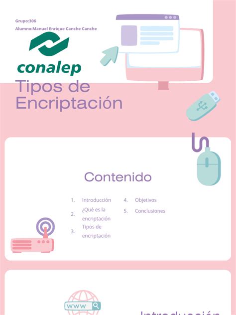 Tipos De Encriptación Pdf Cifrado Clave Criptografía