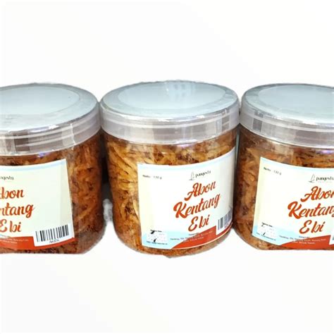 Abon Stik Kentang Ebi Makanan And Minuman Makanan Instan Di Carousell