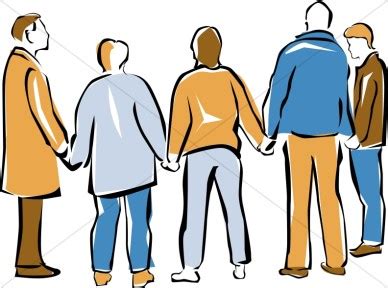 Unity And Teamwork Illustration Diverse Group Holding Hands 3071502