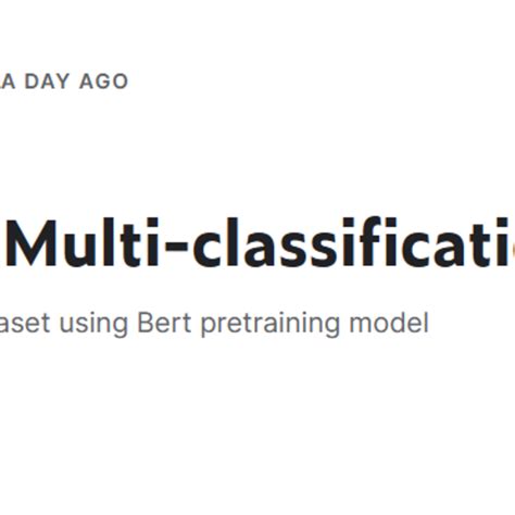 Chinese Text Multi Classification Dataset Kaggle