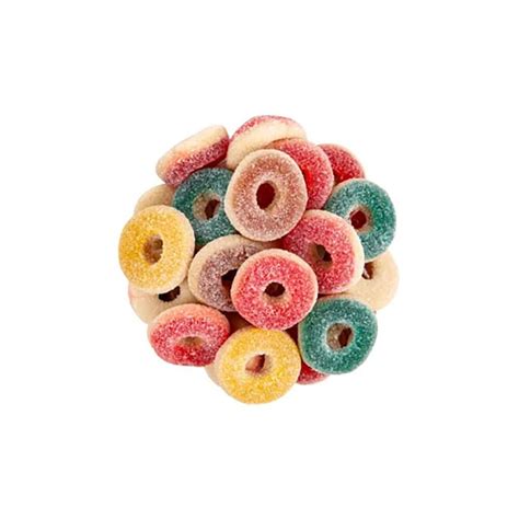 Vidal Gummi Glazed Donuts 1kg Bag Candy Warehouse