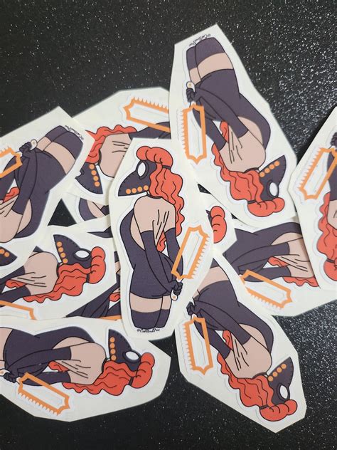 Marigold Sexy Plague Doctor Sticker Easy Peel Vinyl Sticker Etsy