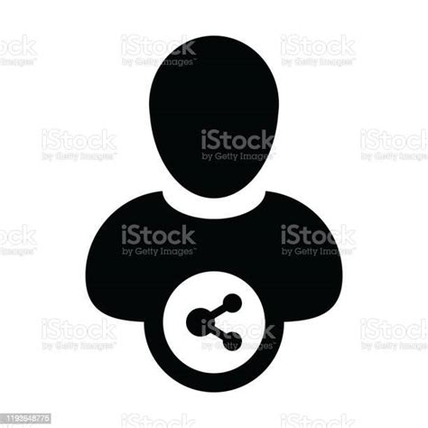 문말 그림 그림에서 공유 기호 벡터 남성 프로필 아바타와 사람 아이콘 Communications Director에 대한 스톡 벡터 아트 및 기타 이미지