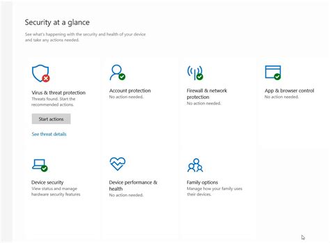 Please Help Me Start Actions Not Doing Anything In Windows Defender Protection History Is