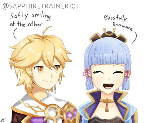 Aether X Ayaka By Sapphiretrainer101 On Deviantart