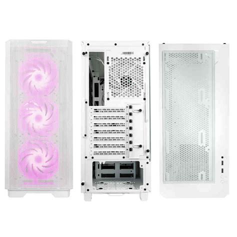 Kolink Unity Solar Argb Mesh Midi Tower Biała Sklep Komputerowy Pc