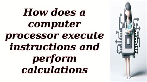 How Does A Computer Processor Execute Instructions And Perform Calculations Youtube