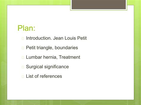 Lumbar Trianglepetits Triangle And Its Anatomical Characteristics