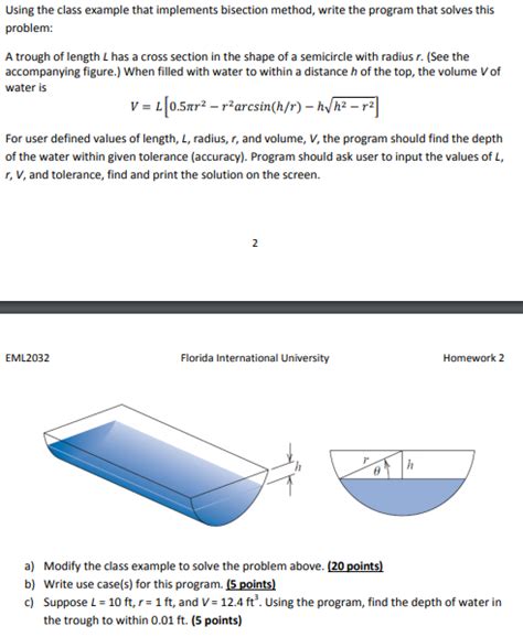 Using The Class Example That Implements Bisection