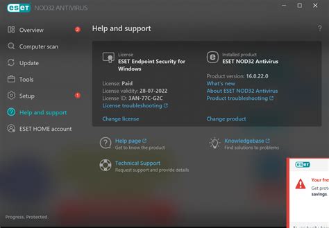 Roling Back To Nod Version Without Changing Licence ESET Internet Security ESET Smart