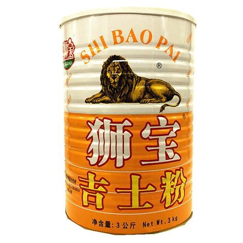 狮宝吉士粉3kg卡仕达粉蛋糕粉布丁粉蛋挞粉江浙沪整箱140元包邮 虎窝淘