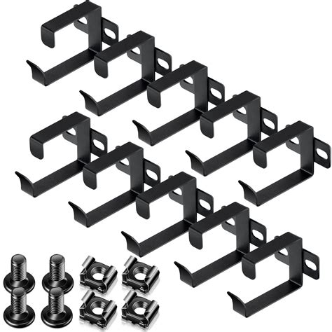 Buy 10 Pieces Server Rack Cable Management D Ring Hooks Cable Hooks Black Cable Management Rack