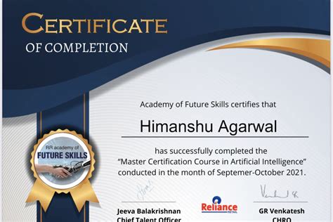 Himanshu Agarwal On Linkedin Reliancedigital Rracademyoffutureskills