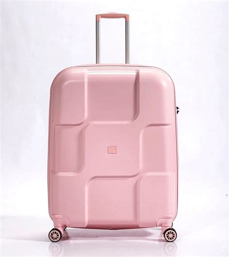 სილიკონის სამგზავრო ჩემოდანი Albatross Pink 20 კგ Extra Ge