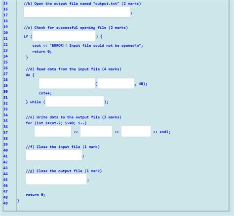 Solved Given An Incomplete Program Below Complete The