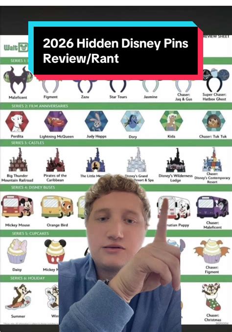 Disney Announced The 2026 Hidden Disney Pins And I Have Some Thoughts