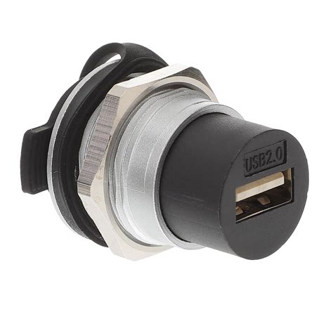 Lioobo Usb Flush Mount For Car Usb Connector Zinc Alloy 1set