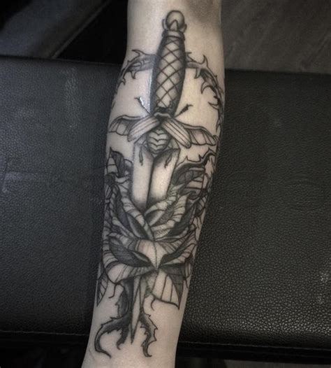 Sword Through Flower Tattoo Meaning At Jorge Holyfield Blog