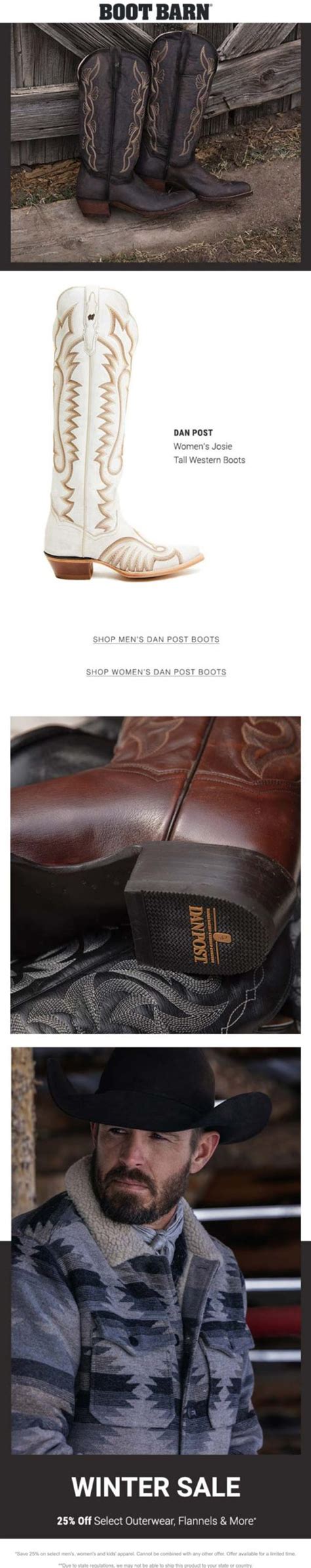 25 Off Various Apparel At Boot Barn Bootbarn The Coupons App®