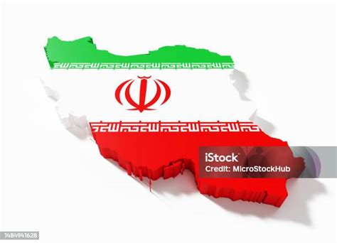 이란의 국제 국경은 흰색 배경에 이란 국기로 짜여져 있다 이란 국기에 대한 스톡 사진 및 기타 이미지 이란 국기 흰색 배경 0명 Istock