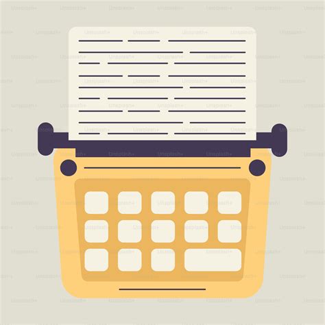 그 위에 종이 한 장이 있는 타자기 벡터 Unsplash의 타자기 이미지