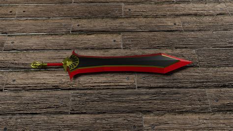 Re Zero Priscillas Yang Sword [3d Model] By Mutekisaru On Deviantart