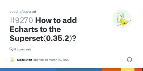 How To Add Echarts To The Superset0352 · Issue 9270 · Apache