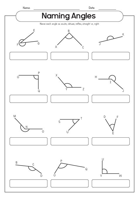 17 Geometry Angles Worksheet 7th Grade Math Angles Worksheet Geometry Angles Angles Math
