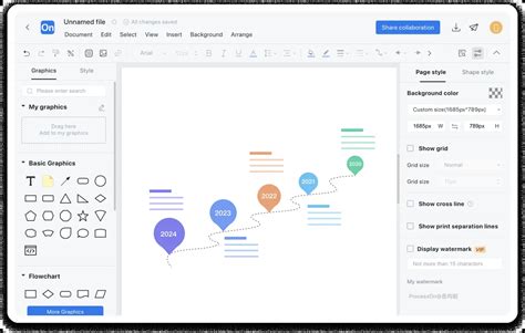 時間軸製作軟體 時間軸圖表怎麼做 時間軸範本 Processon線上時間軸