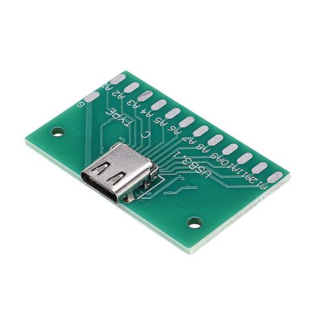 TYPE C Female Test Board USB With PCB P Female Connector Adapter For Measuring Current