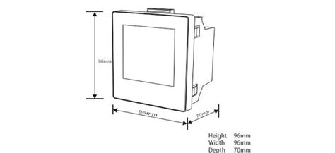 Smart X96 5j Ethernet Modbus Gateway 96x96 Panel Mounted Multi Function Power Analyzer