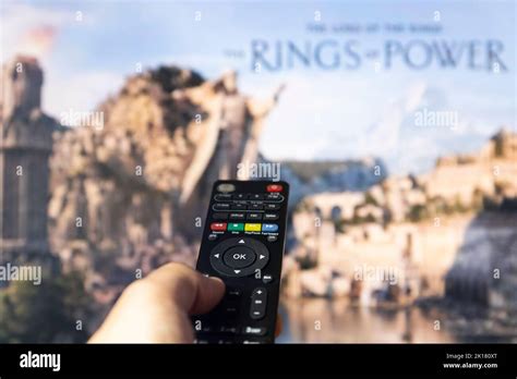 Belgrade Serbia September 12 2022 The Lord Of The Rings The Rings