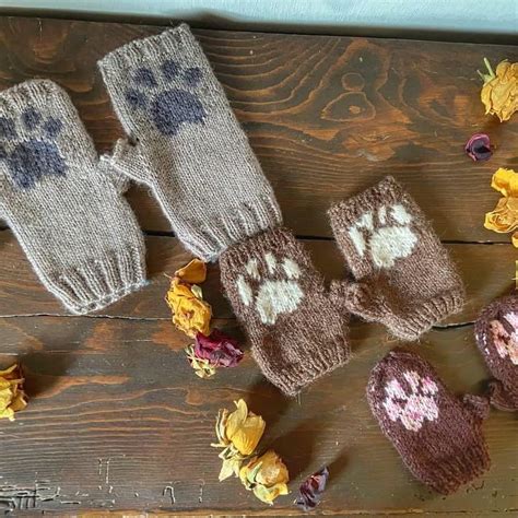 Paw Gloves Etsy