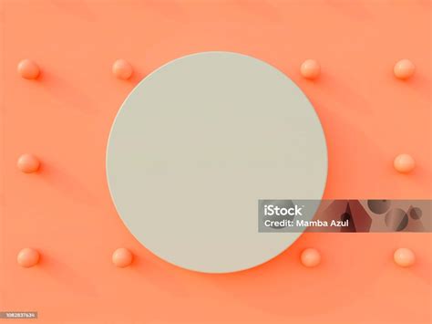 산호와 산호 생활 배경에 파스텔 블루 원형 진주 기하학적 형태입니다 광고에 대 한 이랑입니다 3차원 형태에 대한 스톡 사진 및 기타 이미지 Istock