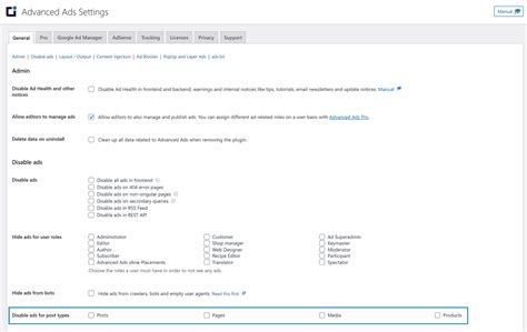 How To Disable Ads For Post Types Specific Pages Or Users