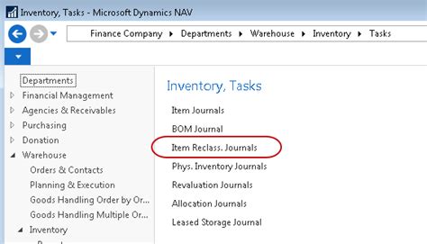 Item Reclass Journal Overview Ceres Documentation Online