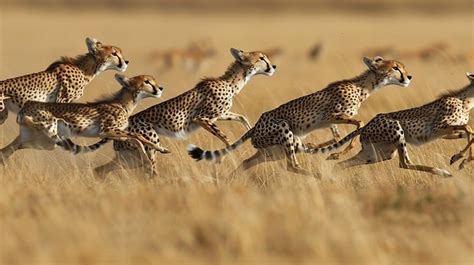 Free Cheetahs In Motion Photo Cheetah Savanna Speed Download At