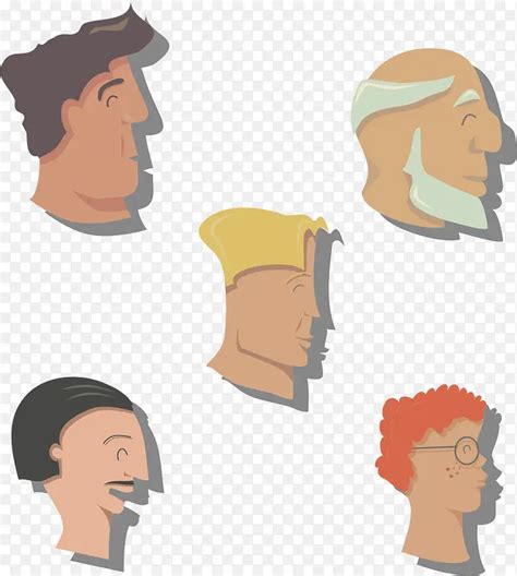 男生侧脸矢量素材合集png图片素材下载图片编号9533814 Png素材网