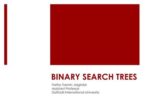Binary Tree In Data Structure Ppt
