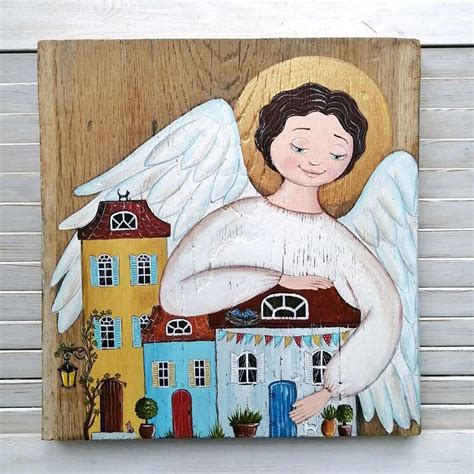 Ангел хранитель Панно Картина в интернет магазине на Ярмарке Мастеров Панно Геленджик