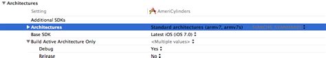 Iphone Missing Required Architecture Arm64 In Filexcode 6 Beta