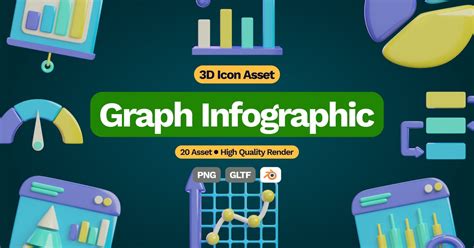 3d Graph Infographic Icon Objects Ft Infographic And 3d Compatible With