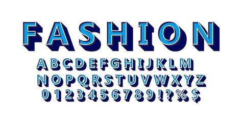 복고풍 글꼴 및 알파벳 Eps의 벡터 프리미엄 벡터