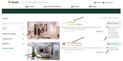 Scraping Houzz Professionals Contact Details
